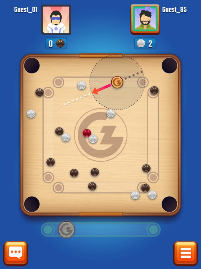 Carrom Hero - Kostenlos online spielen bei WEB.DE Games