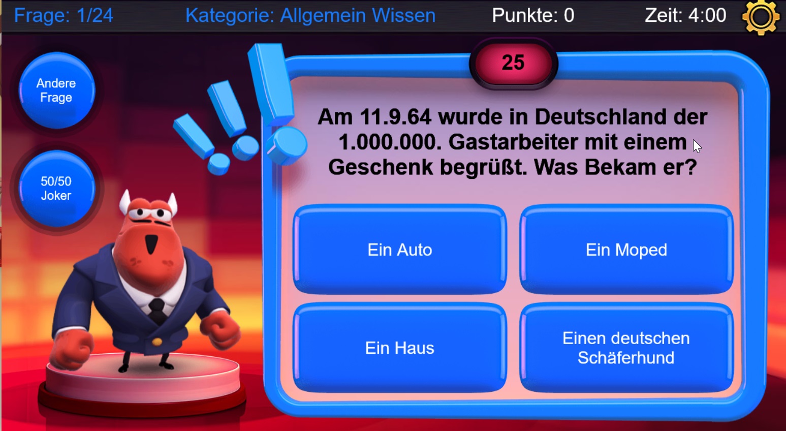 Das Quiz - Gratis online spielen bei WEB.DE Games