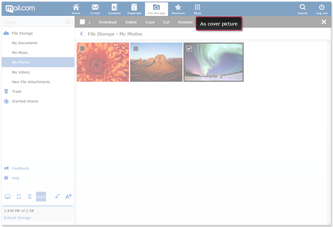Defining a Preview Picture - mail.com help