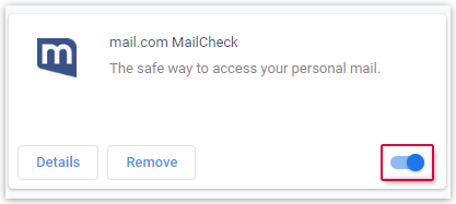 Activating MailCheck - mail.com help